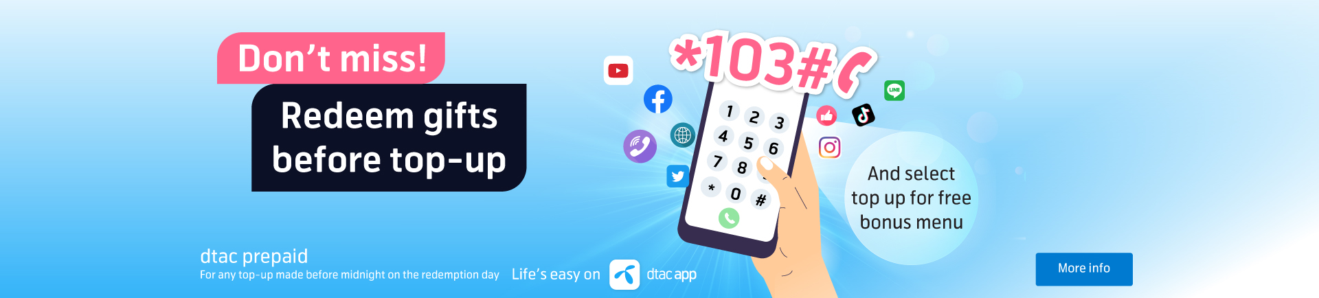 Refill Channels | dtac